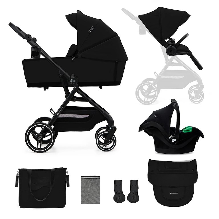 KINDERKRAFT KOLICA YOXI 3u1 MINK PRO PURE BLACK