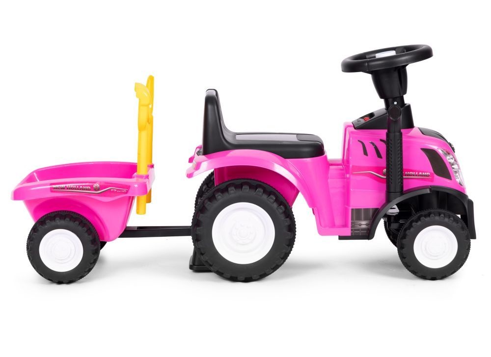TRAKTOR SA PRIKOLICOM PINK ECOTOYS