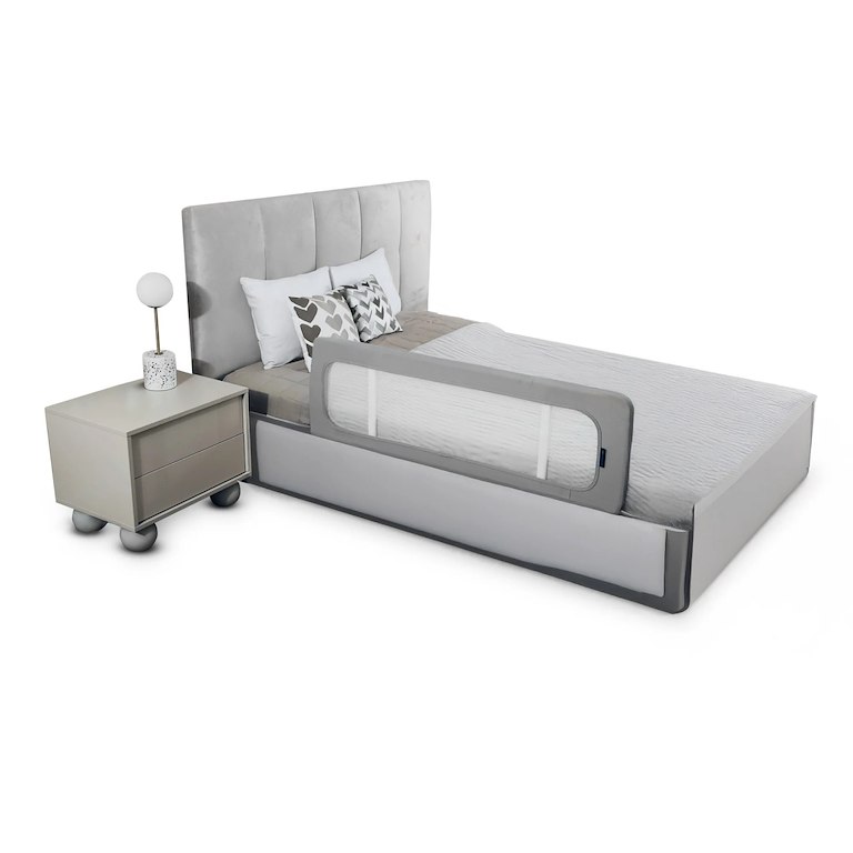 KINDERKRAFT OGRADA ZA KREVET GUARD AND DREAM LIGHT GREY