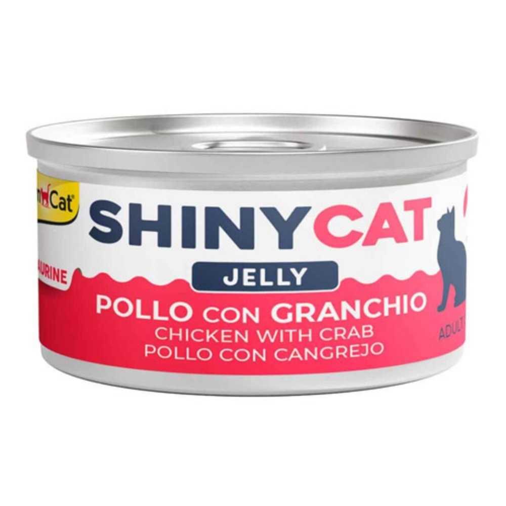 GimCat ShinyCat Jelly konzerva piletina i kraba 70g