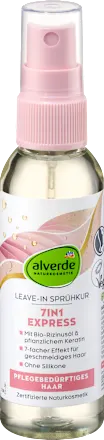 alverde NATURKOSMETIK
EXPRESS sprej za negu kose 7u1, 75 ml