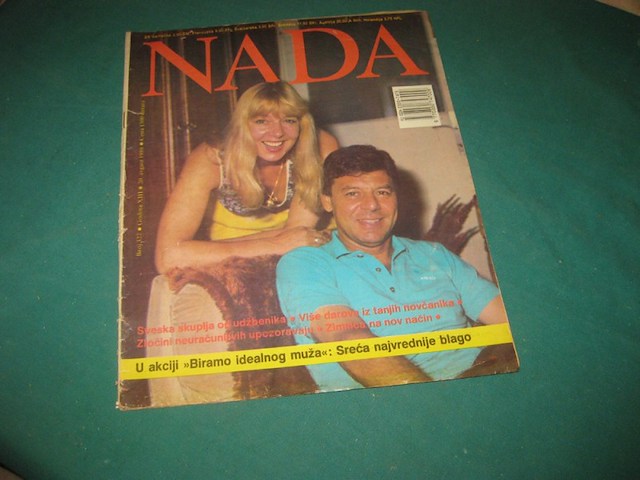 Nada br.327 (1988.) Mira Peić i Radmilo Armenulić