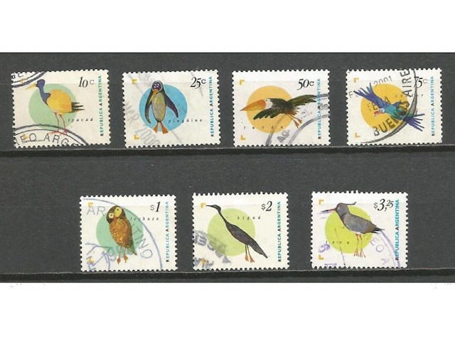 ab ARGENTINA 1996 - 1998 local birds lot zigosano
