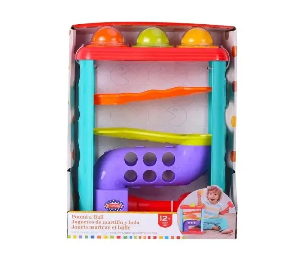 INFUNBEBE Igračka za bebe Pound a ball šarena