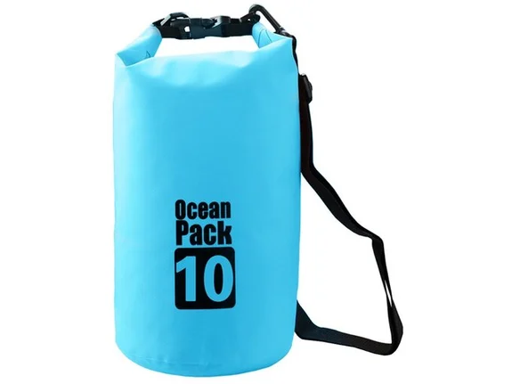 Vodootporna suva torba Ocean Pack 10L svetlo plava