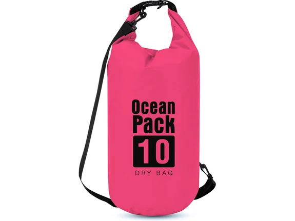 Vodootporna torba Dry Bag 10L pink