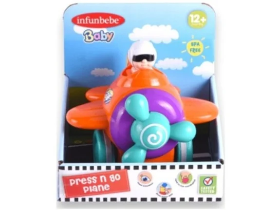Infunbebe Igračka za bebe Press 'n Go avion