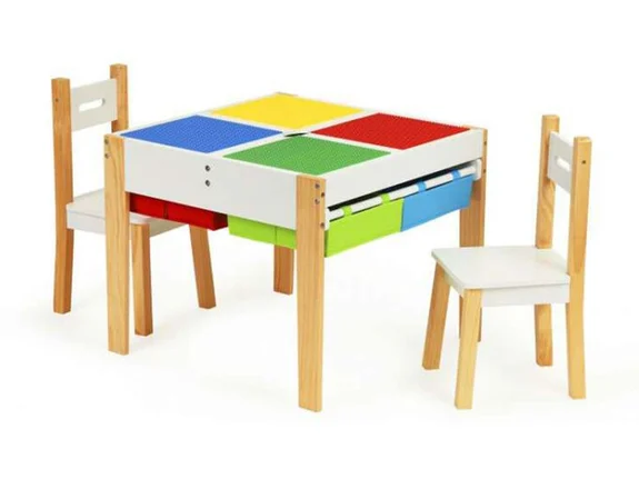 Eco Toys Dečiji set sto + 2 stolice XKF002