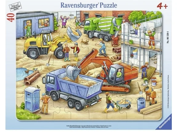 Ravensburger puzzle (slagalice)- masine na gradilistu RA06120