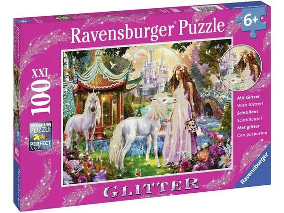 Ravensburger puzzle (slagalice) - Magična šuma puzzle sa gliterom RA13617