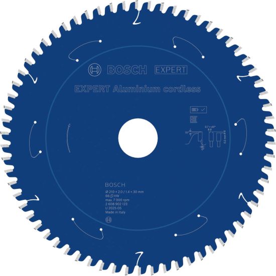 Bosch EXPERT Aluminium cordless list kružne testere, 210×2/1,4×30 mm, T66 (2608902123)