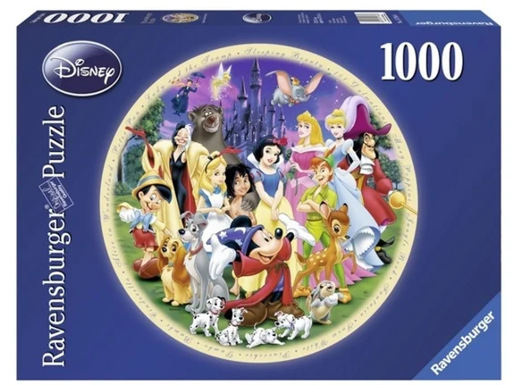 Ravensburger puzzle (slagalice)- Diznijevi likovi, okrugla