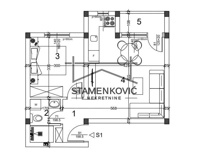 Prodaja, dvosoban stan, 41m2, Veternik, Novi Sad, Novi Sad