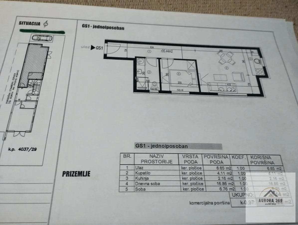 Prodaja, jednosoban stan, 35m2, Veternik, Novi Sad, Novi Sad