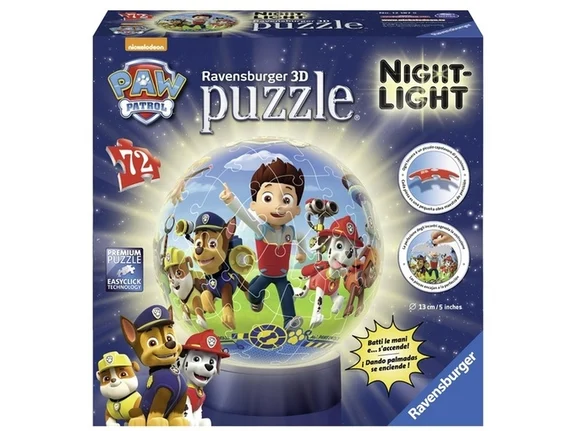 Ravensburger 3D puzzle (slagalice) - Paw patrol noćana lamp RA12187