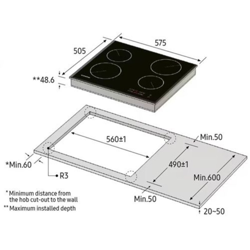 Samsung ugradna ploča C61R2AAST/BOL