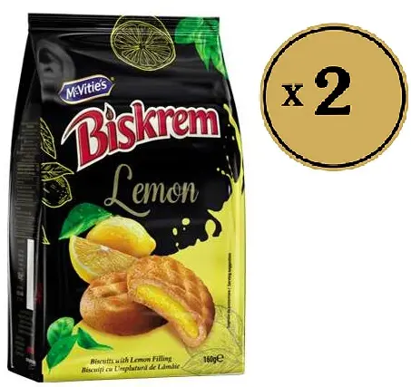 McVitie's Biskrem biskvit limun fil 160g