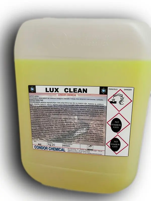 Condor Chemical Sredstvo za odmašćivanje Lux Clean, 20 L