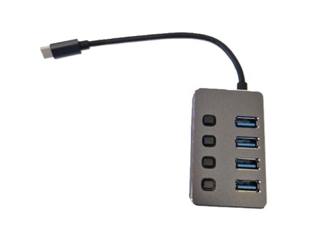 E-GREEN USB 3.1 tip C - HUB Superbrzi 4port USB 3.0 sa prekidačima