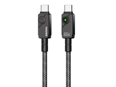 LINKOM Swift Fast charging braided data cable 1.2MC36 65W(C-C) crni