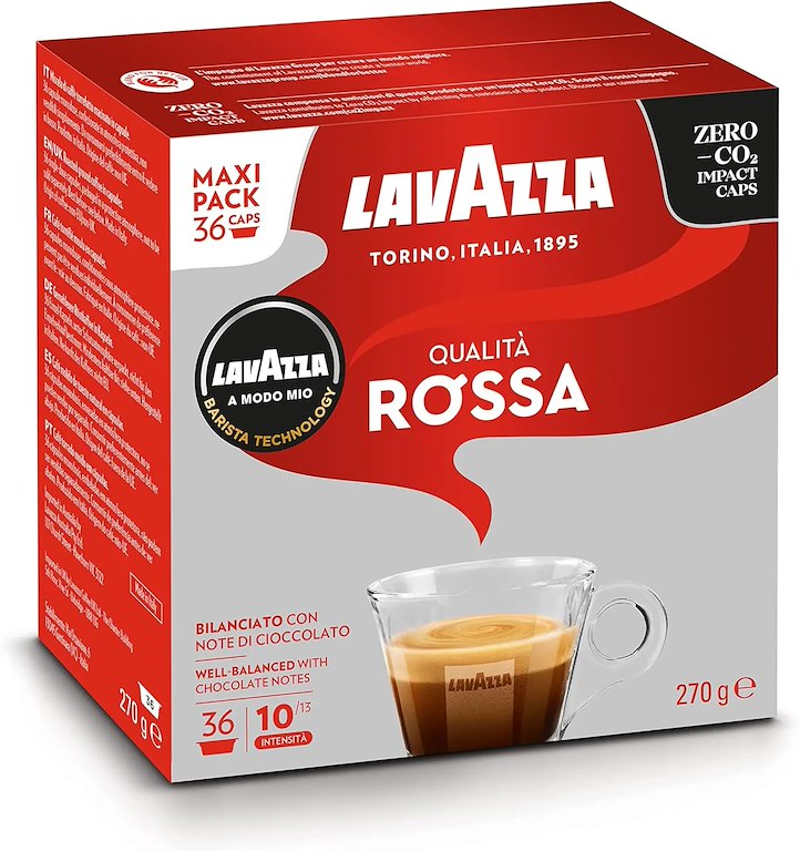 Lavazza kapsule Kualita Rossa A Modo Mio, 36 komada
