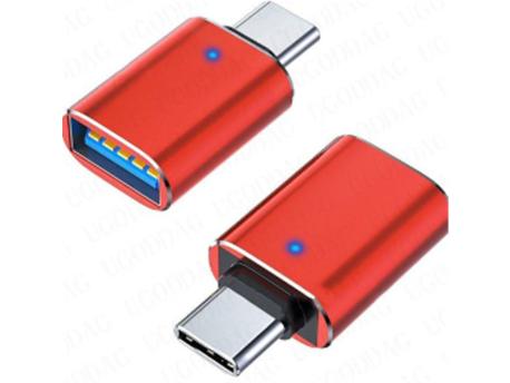 GIGATECH USB-C na USB adapter crveni