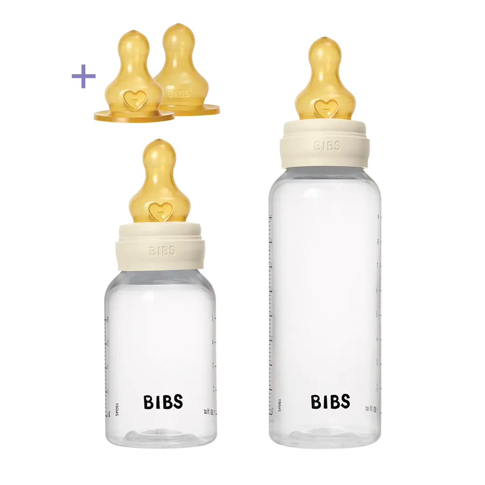 Bibs Set od 2 flašice i 2 cucle, 150ml i 270ml, Bež