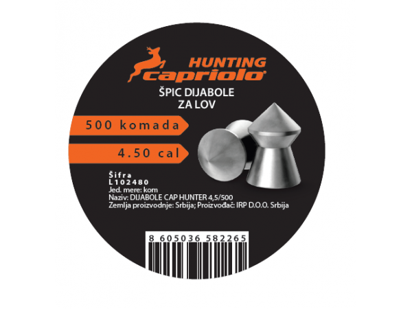 DIJABOLE CAPRIOLO HUNTER 1/500 4,5 mm