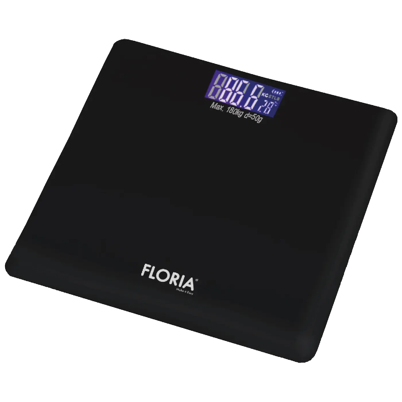 FLORIA ZLN7684 Vaga za telo, do 180 kg, crna