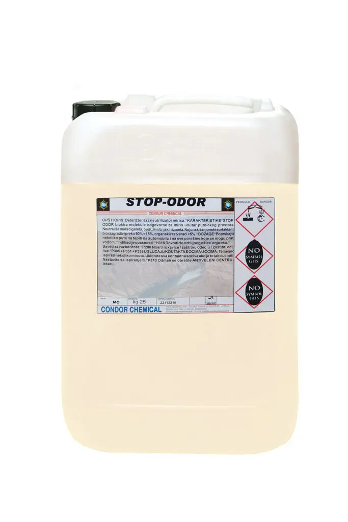 Condor Chemical Neutralizator mirisa za automobile i prostorije Stop Odor, 25 kg
