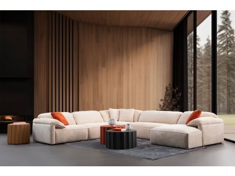 Atelier del Sofa Ugaona sofa Flamingo Corner 1 Krem boja