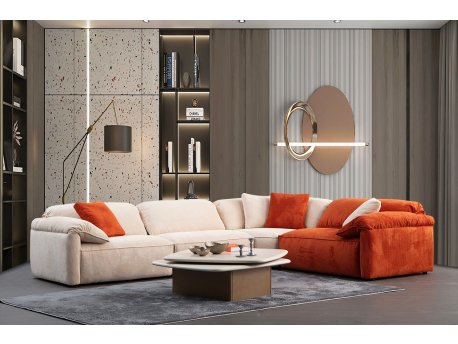 Atelier del Sofa Ugaona sofa Flamingo Corner 3 (L1+O1+C+15R)