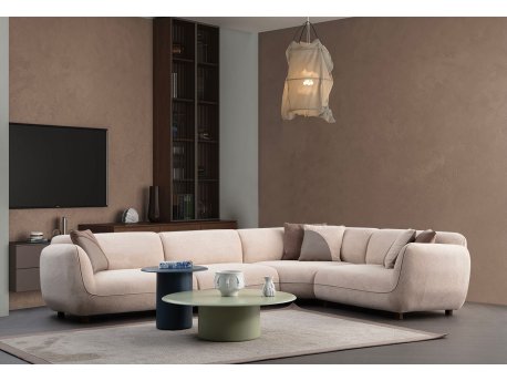 Atelier del Sofa Ugaona sofa Pavia Corner 4 (L15+O1+Cx+15R)