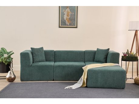 Atelier del Sofa Ugaona sofa Raks Green