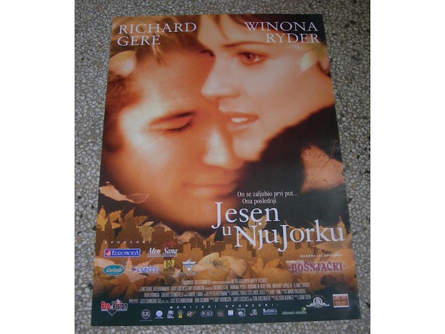 Jesen u Njujorku (Richard Gere) - filmski plakat