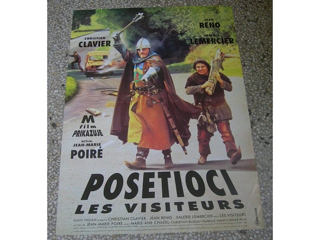 Posetioci (Jean Reno) - filmski plakat