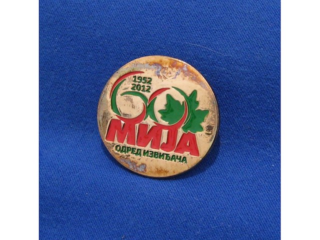 1952-2022 MIJA ODRED IZVIDJACA oznaka