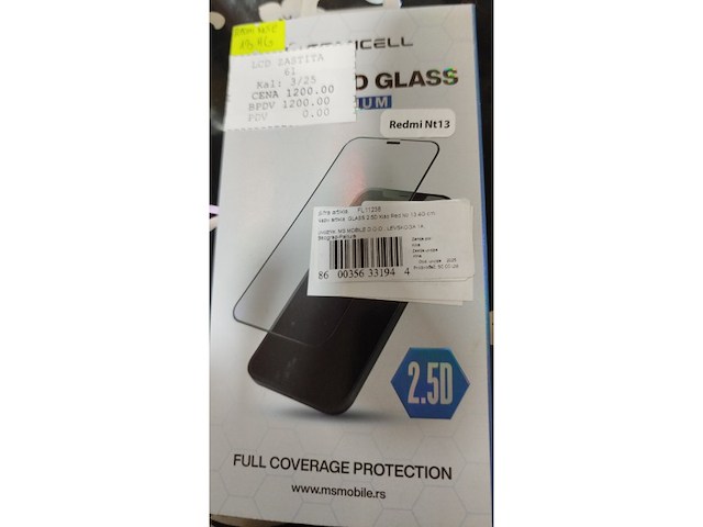Zastitno staklo za telefon mobilni