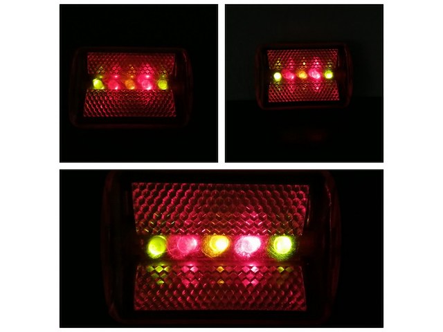 Led blinker zadnje svetlo za bicikl (7 modova)