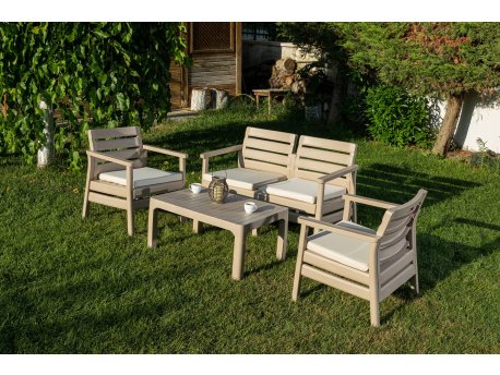 HANAH HOME Set baštenskog nameštaja Solemare 125 Desert Beige