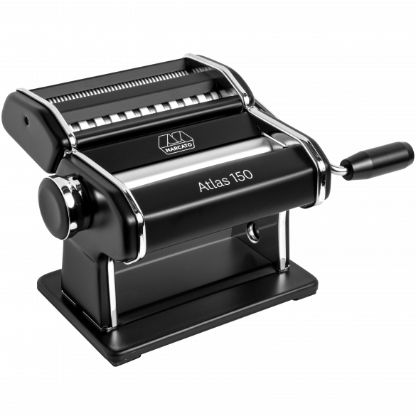 09. Mašina za testenine “Atlas150” Black Color (crna), valjci za Lasagne 150mm, Tagliolini 2mm i Fettuccine 6,5mm – MARCATO, Cena: 12.756 din.