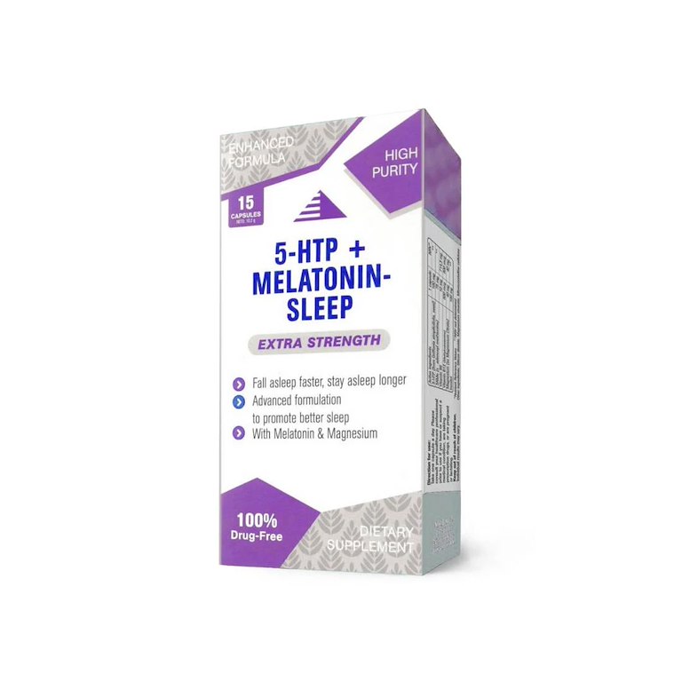 5-HTP + Melatonin SLEEP 15 Kapsula za Opuštanje i Bolji San
