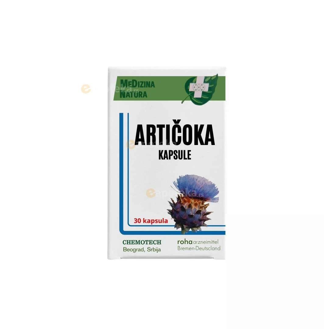 Chemotech MeDizina Natura ARTIČOKA 300 mg 30 Kapsula
