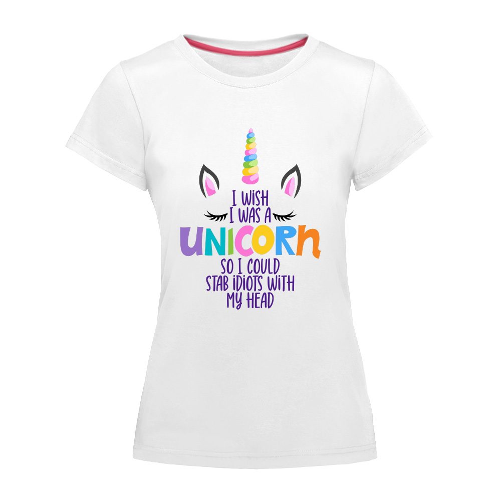 Stabby Unicorn - Zenska Majica