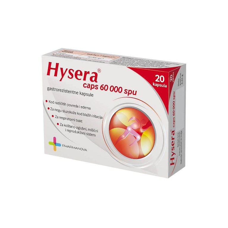 Hysera® 20 Gastrorezistentnih Kapsula; Serapeptaza