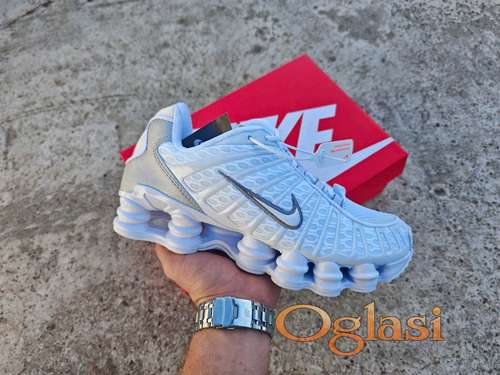 Nike Shox TL White Silver