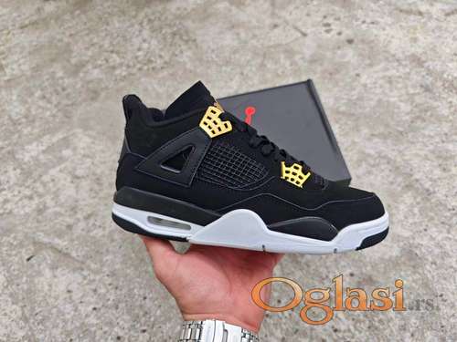 Nike Air Jordan 4 Royalty Black Gold