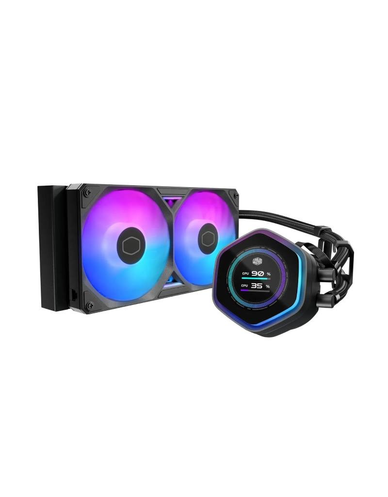COOLER MASTER MasterLiquid ML 240 Atmos II LCD ARGB vodeno hlađenje crno (MLX-D24M-A25SZ-L1)