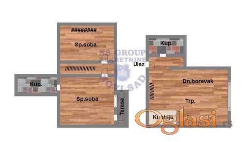 Dvoiposoban stan, 54m2, Divčibare