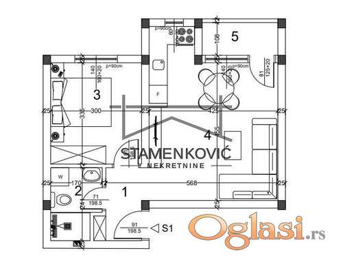 Odličan jednoiposoban stan u novogradnji -Veternička rampa ID#7024
